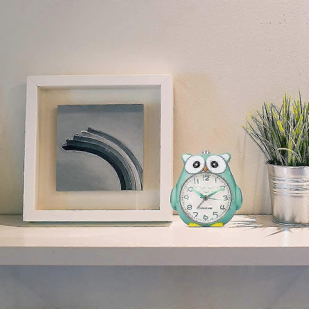 Non-ticking Owl Children's Alarm Clock With Night Light, Snooze ...