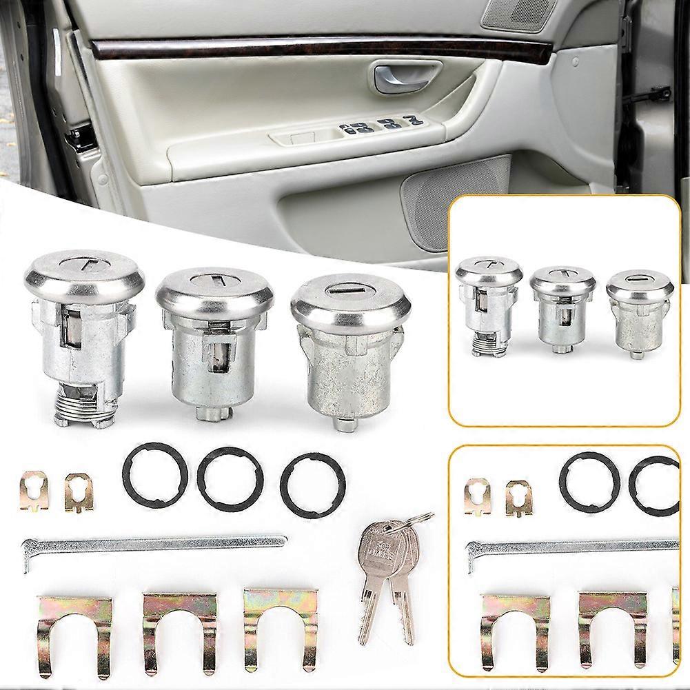 Car Door Trunk Lock Set Professional Cutlass Lock Cylinder Kit Door ...