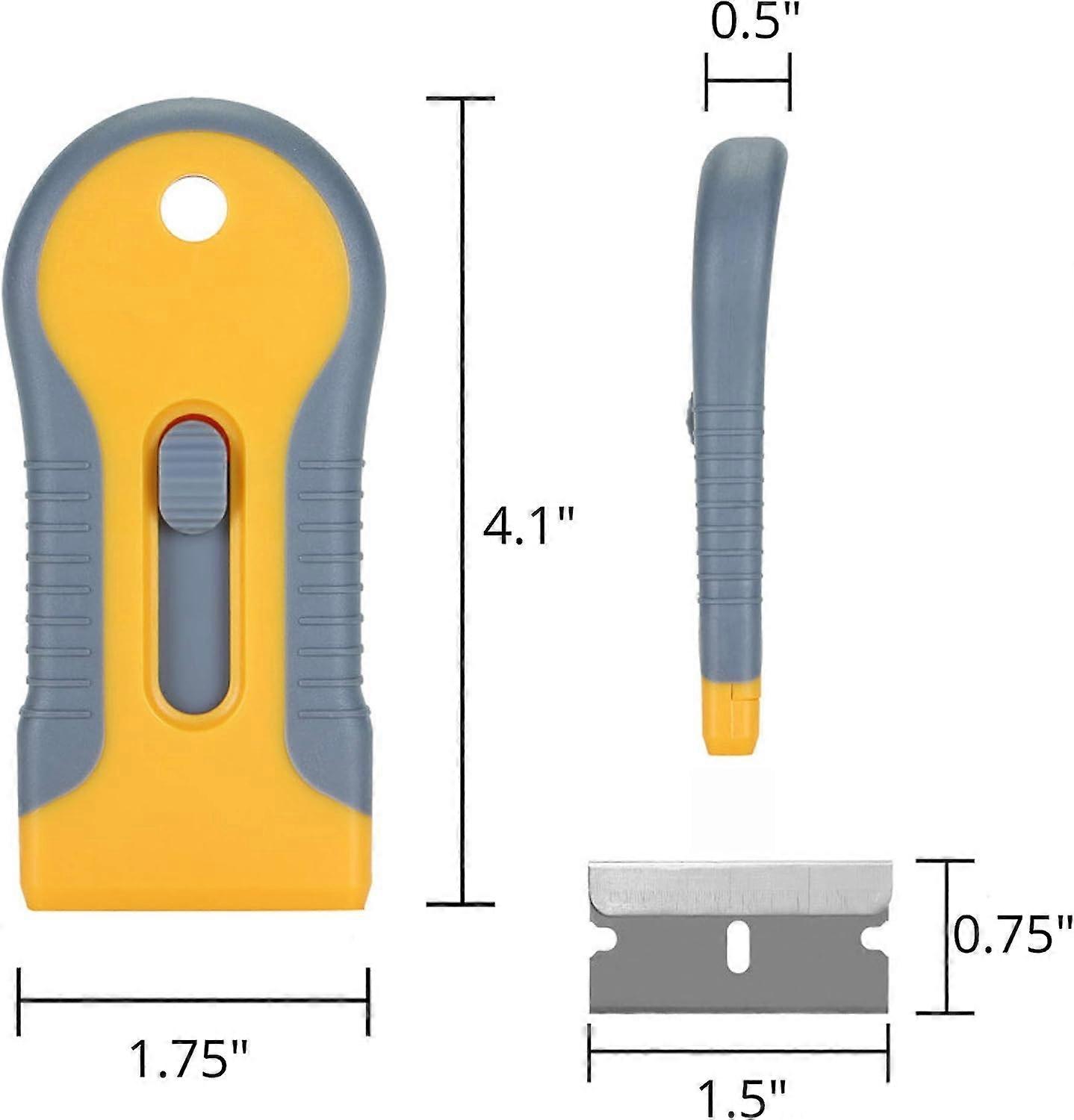 2 Pack, Razor Scraper Set with 10 Blades, Razor Scraper, Window Scraper ...