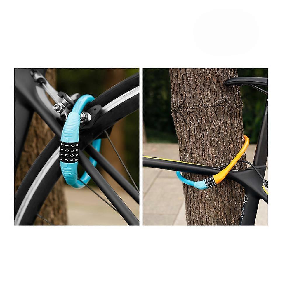 1pcs Bicycle Four-Digit Combination Lock Anti-theft Lock Mountain Bike ...