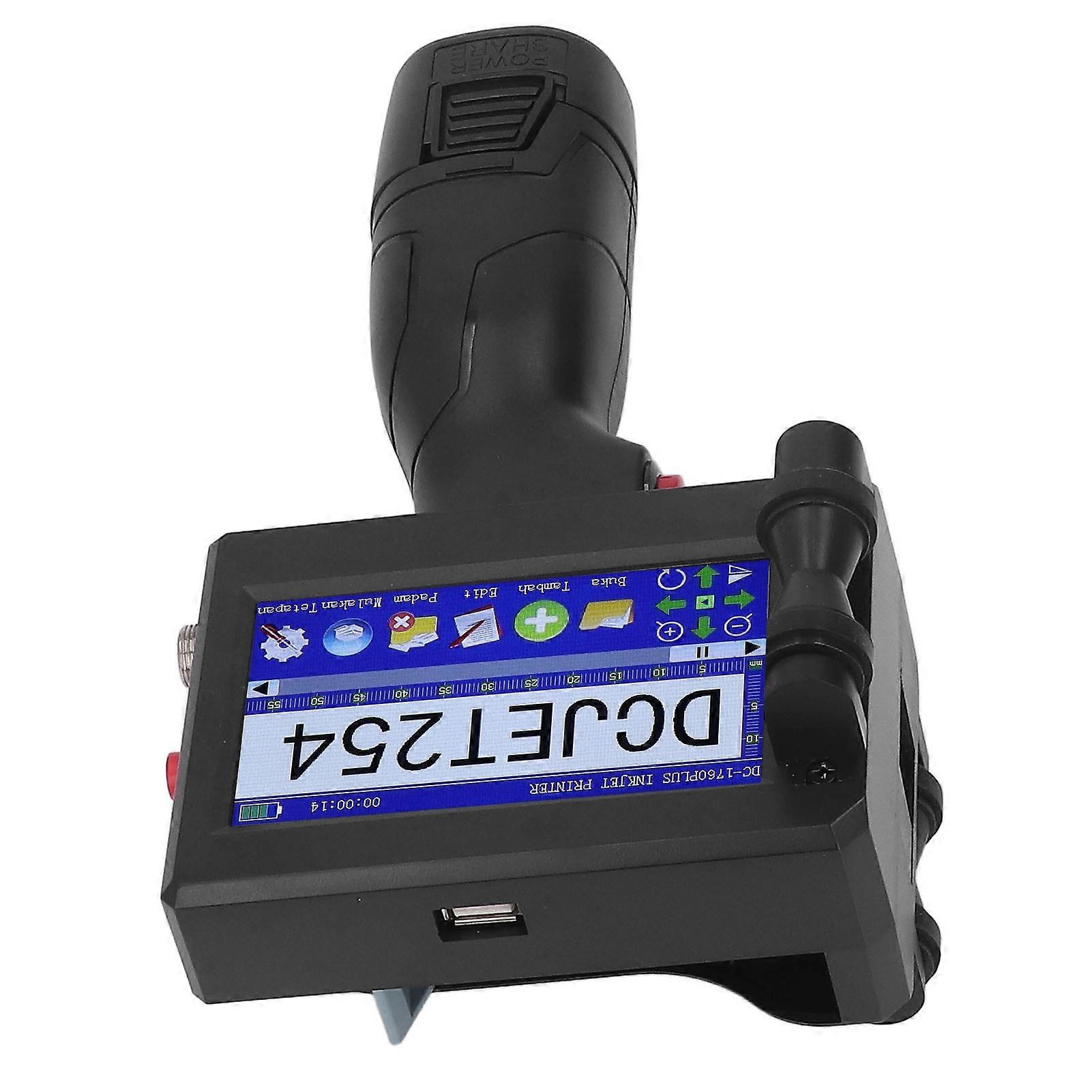 Mobile Inkjet Printer HD LED Touch Screen 4 Core CUP Handheld Inkjet ...