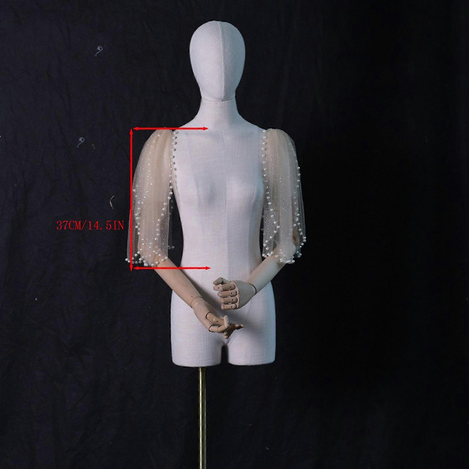 Jeweled Wing Epaulet White Sheer Shoulder Cover Shoulder Jewelry for ...