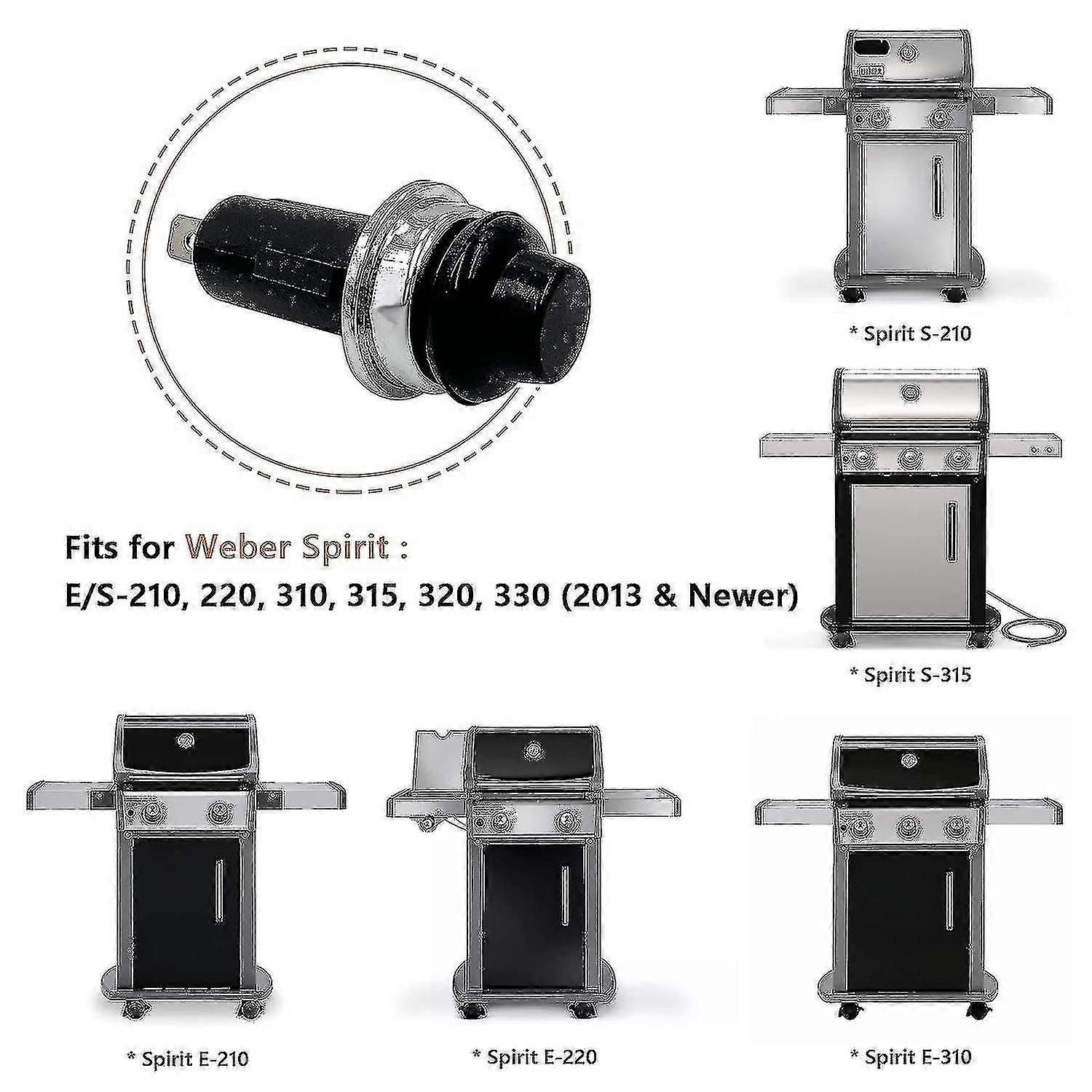 Weber Igniter Push Button/Switch Replacement for Weber Spirit E/S-210 ...