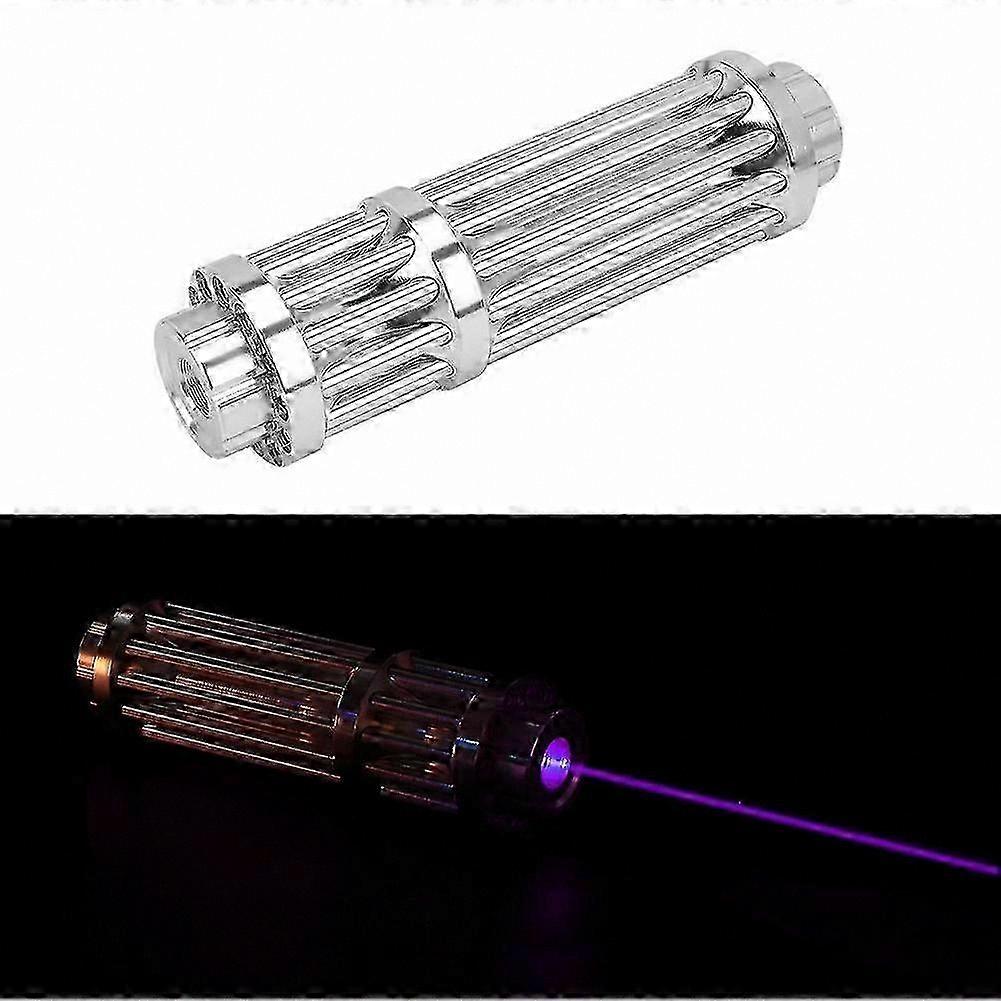 Bright Portable LED Flashlight with Blue Laser Pointer for Outdoor ...