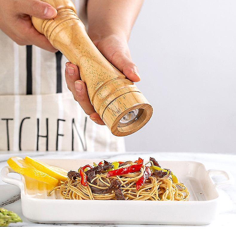 Manual Pepper Grinder Mill, Wooden Pepper Grinder, Ceramic Grinding ...
