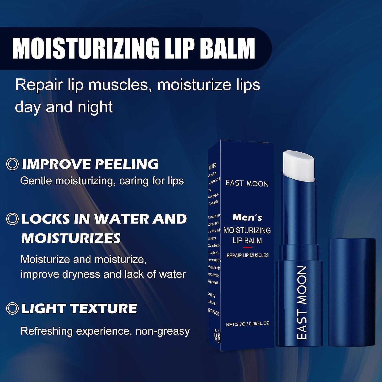 Men's Lipstick Moisturizes And Hydrates Lips, Prevents Chaps, Removes ...