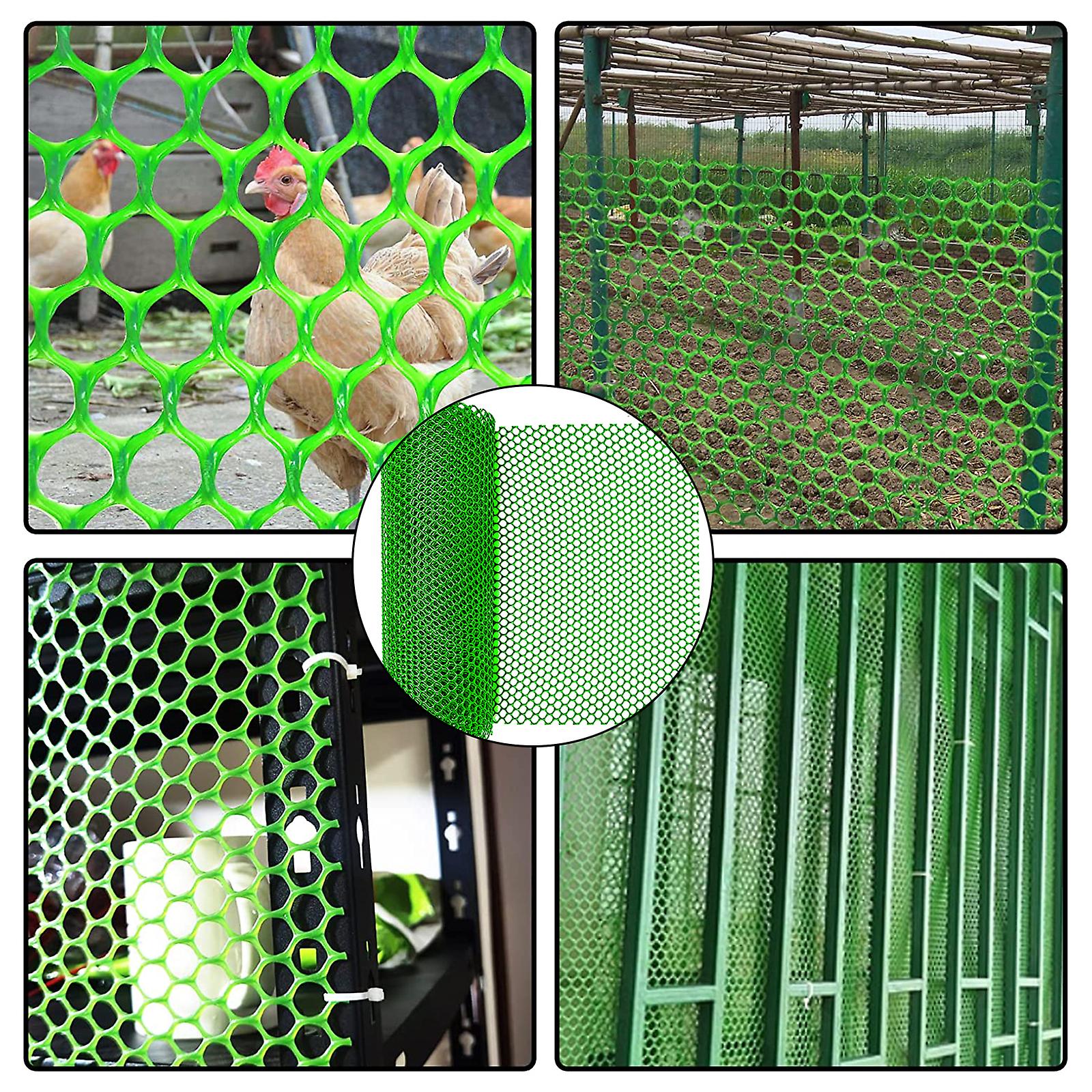 Plastic Garden Fencing Net Rabbit Fence Crafts Outdoor Chicken Breeding ...