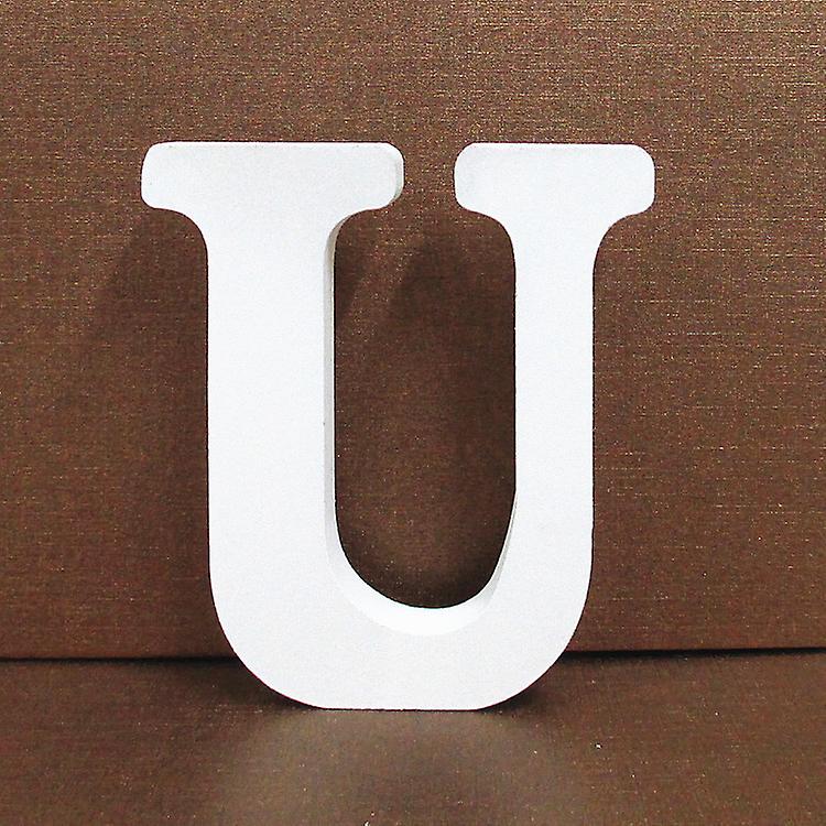 Wood Wooden Letters White Alphabet Wedding Birthday Party Home ...