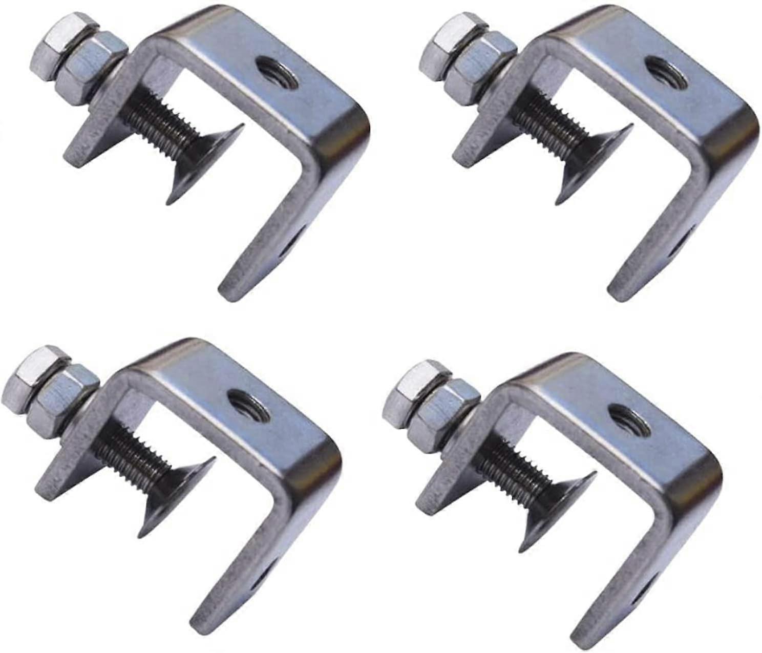 4 Pieces 304 Stainless Steel C-Shaped U-Shaped Clamps Vise Woodworking ...
