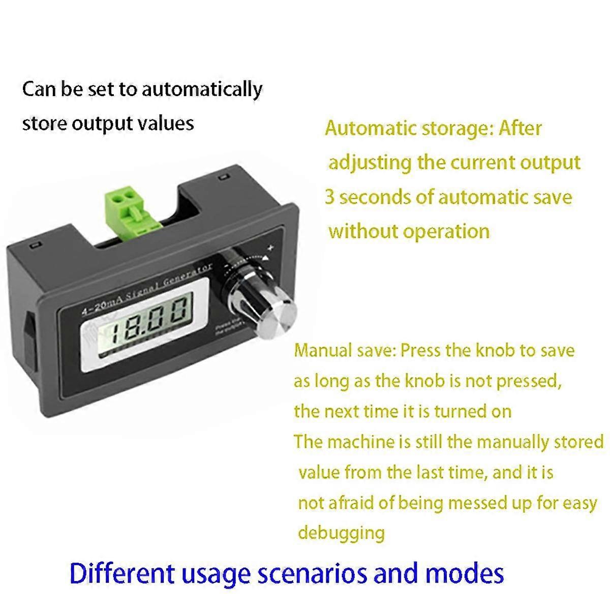 2Pack 4-20MA Current Loop Signal Generator 0.01 Precision Two-Wire PLC ...