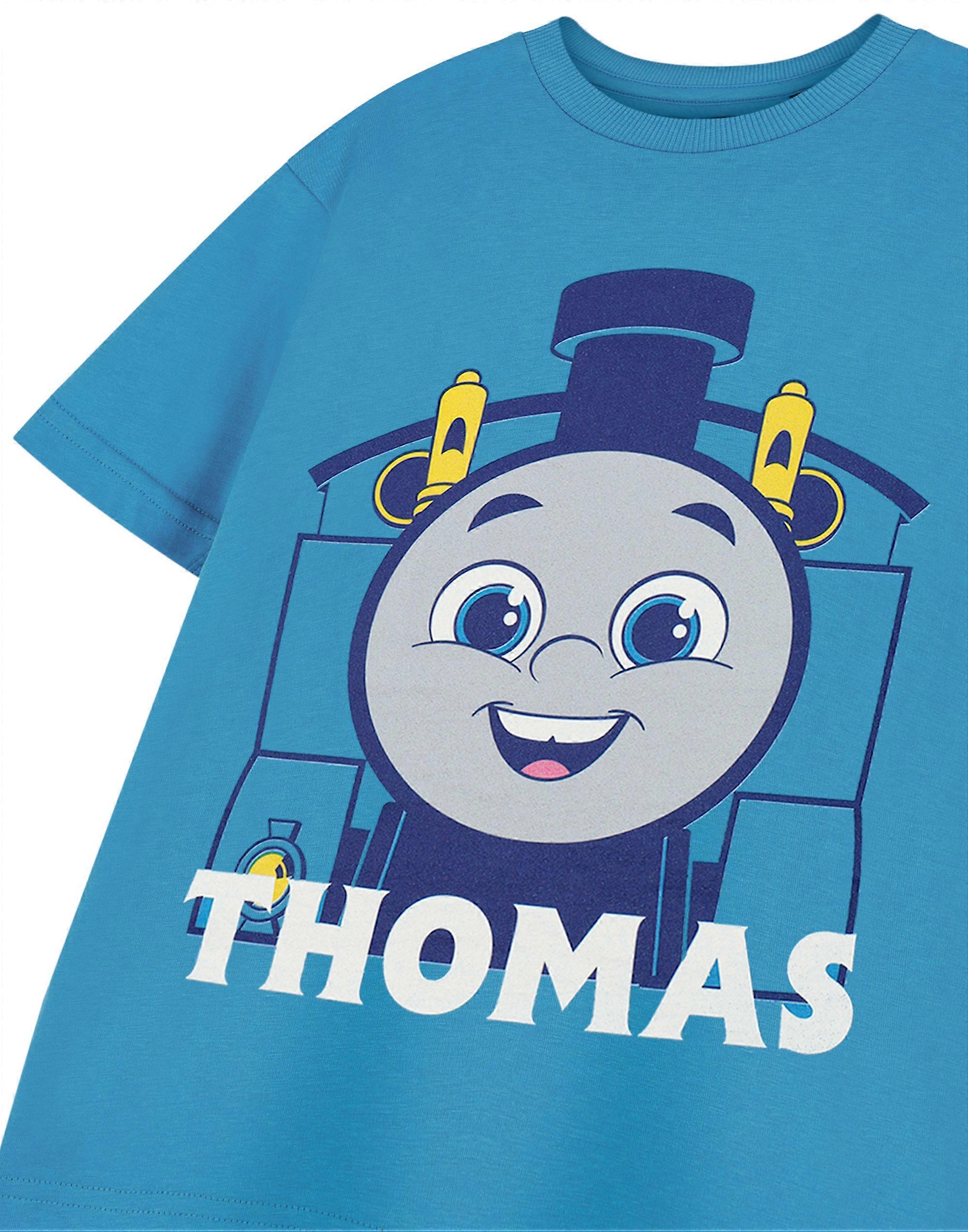 Thomas and Friends Boys Short Sleeved T-Shirt Blue Character | Fruugo UK
