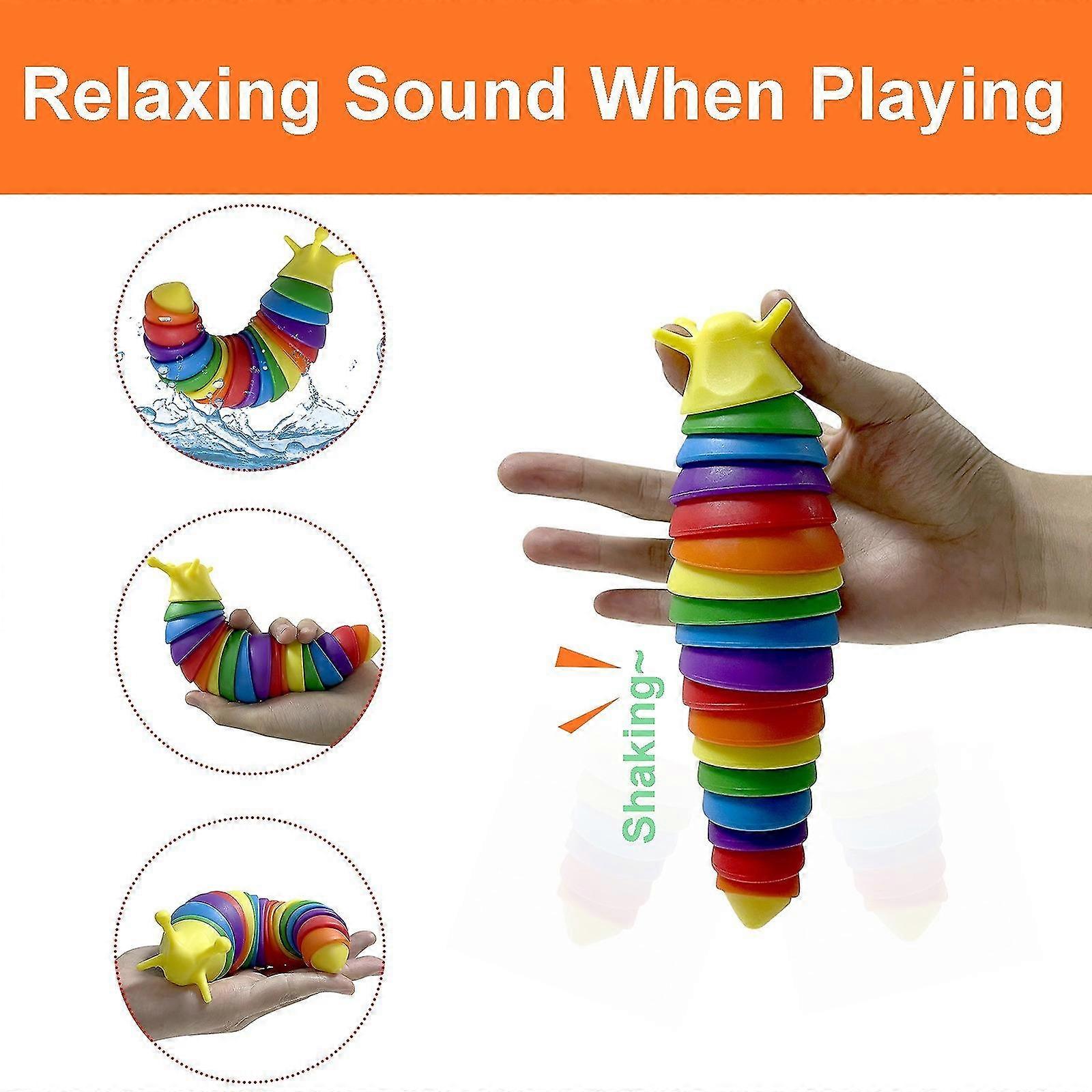 fidget slug 3d printed friendly articulated fidget slug articulating ...