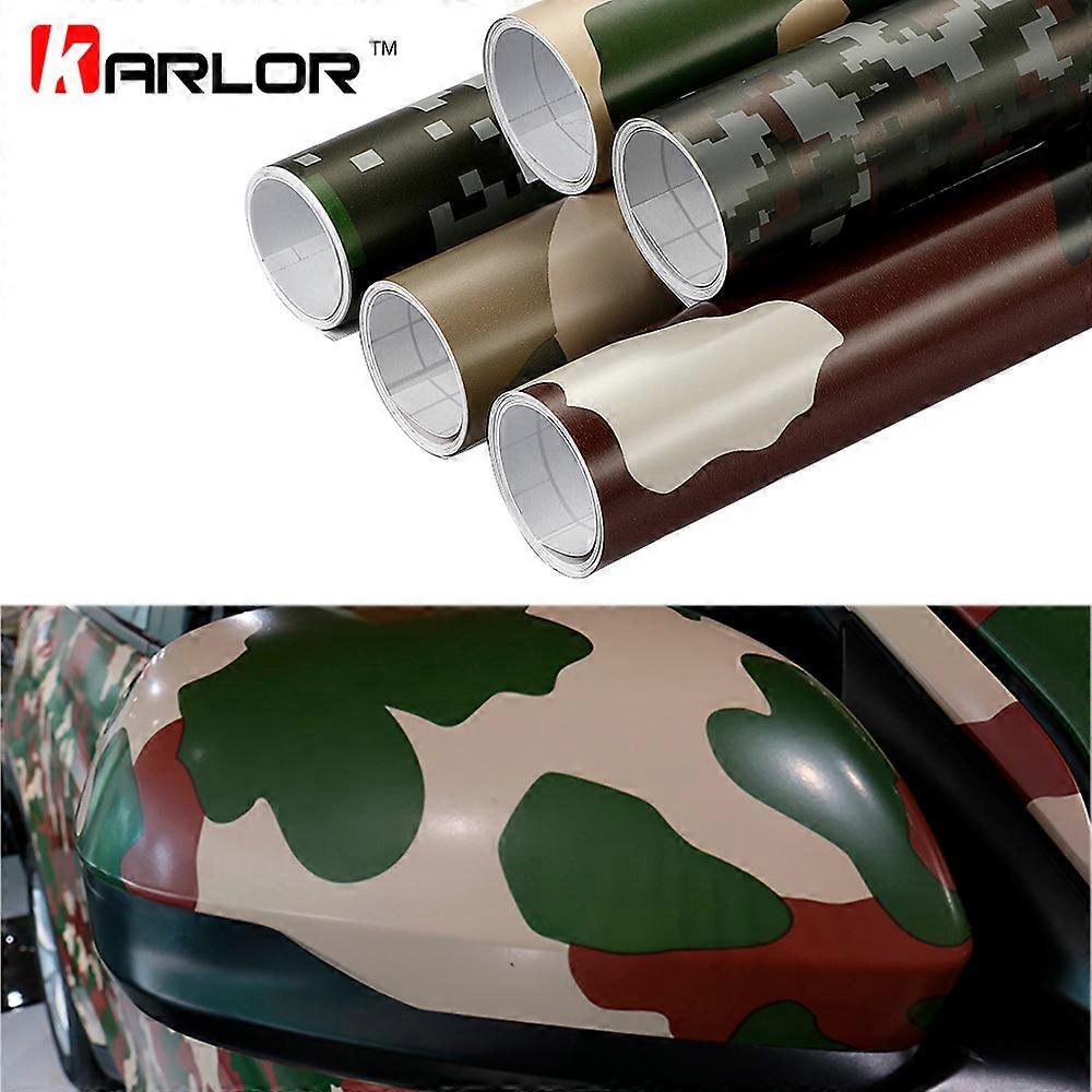 30cm*100cm Camouflage Vinyl PVC Car Sticker Wrap Film Digital Woodland ...