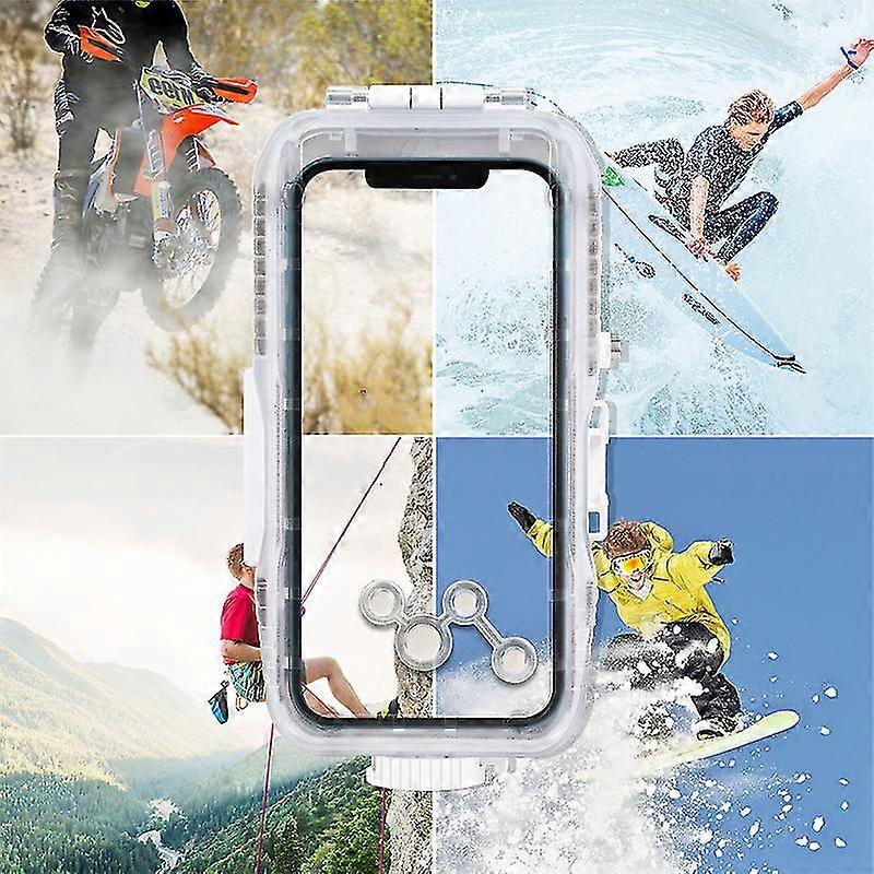 40m/130ft Waterproof Diving Case For Iphone 13 Pro Max / 12 Pro Max ...