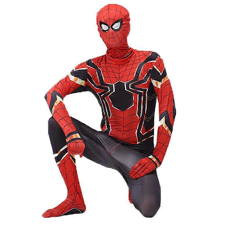 High Quality Spiderman Costume Fancy Dress Adult And Children Halloween ...