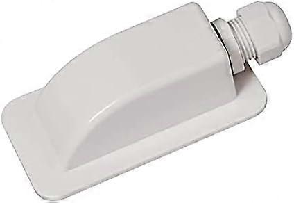 White Waterproof Single Cable Entry Gland, ABS IP68 Waterproof Cable ...