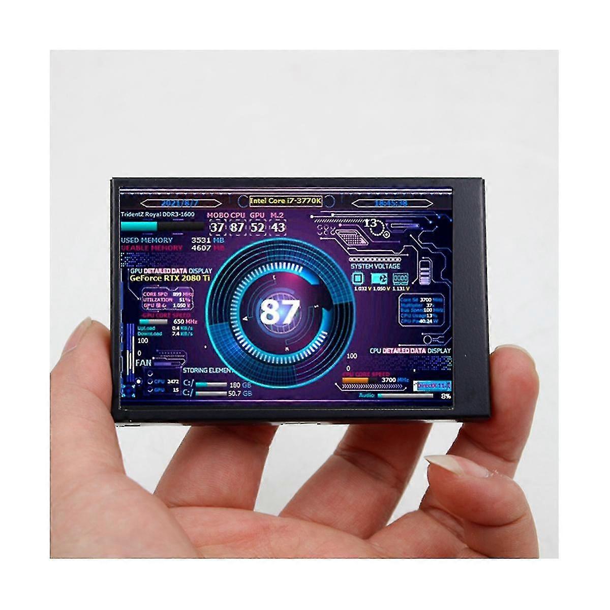 3.5 Inch Mini Capacitive Screen Ips Module For Aida64 Chassis Usb ...