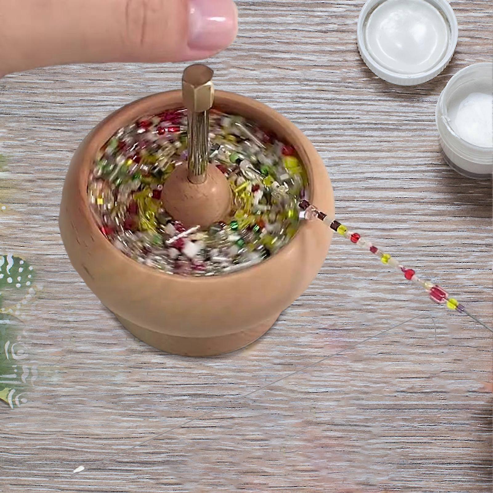 Wooden Bead Spinner | Quickly Beading Bowl Loader Kit | Diy Jewelry ...