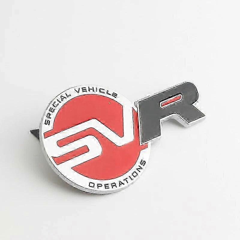 3d Metal Svr Logo Letters Car Rear Trunk Fender Emblem Badge Decal For ...