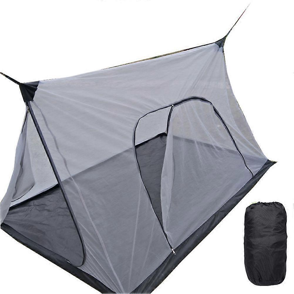 Portable Camping Tent Mosquito Net A-shaped Ultralight Summer Mesh Tent ...