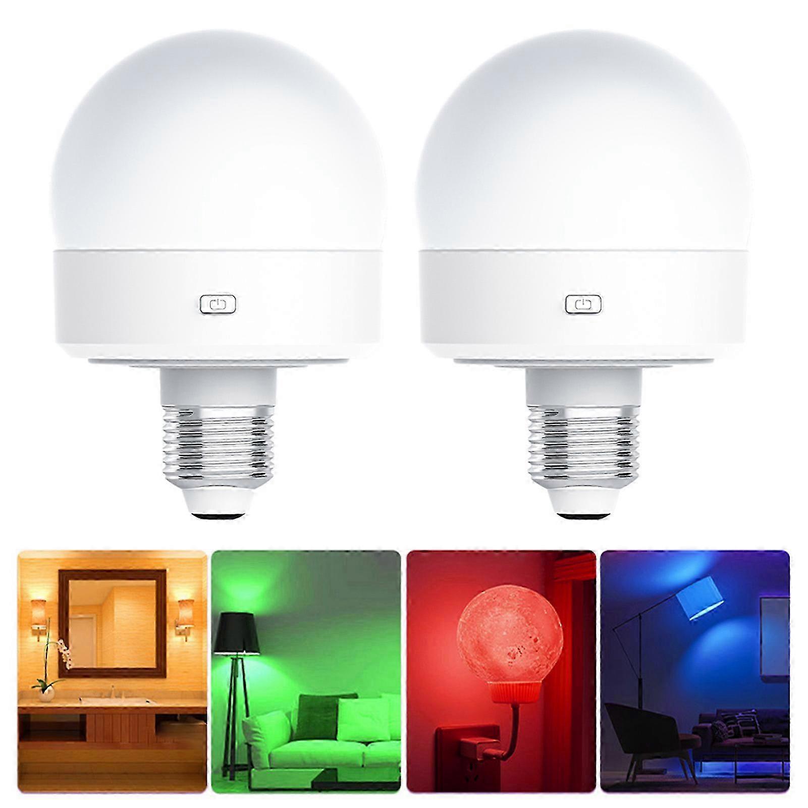 USB Rechargeable Light Bulb with Remote Control Timer Dimmable Easy to ...