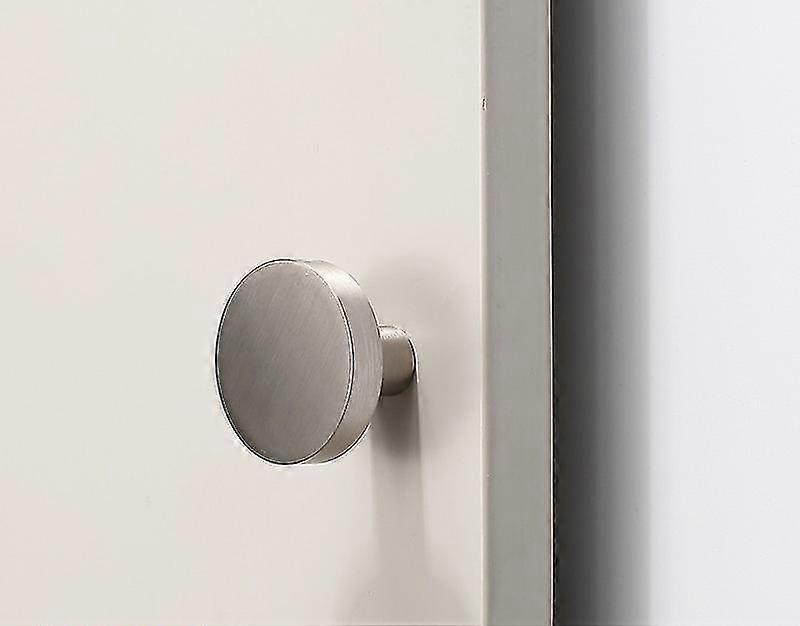 6 Pieces Furniture Knobs Stainless Steel Cabinet Knobs Round Cabinet ...