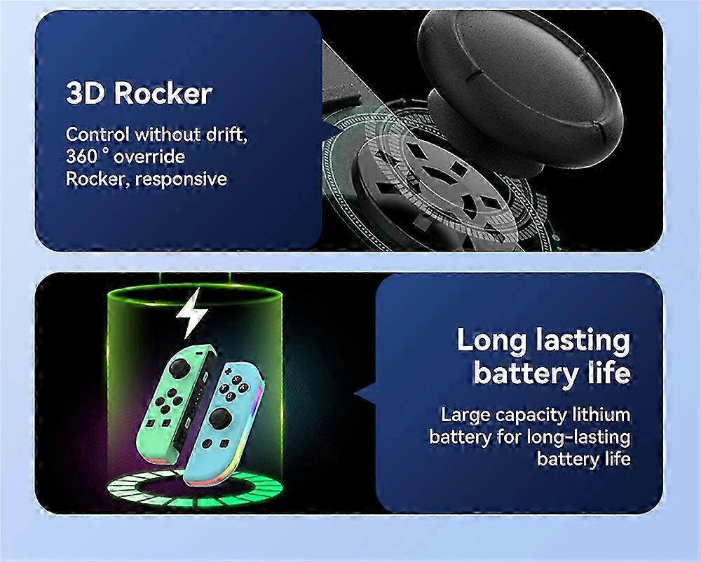 Wireless Gamepad Switch Joy-con (l/r) Controllers For Nintendo Switch Gamepad With Straps ...