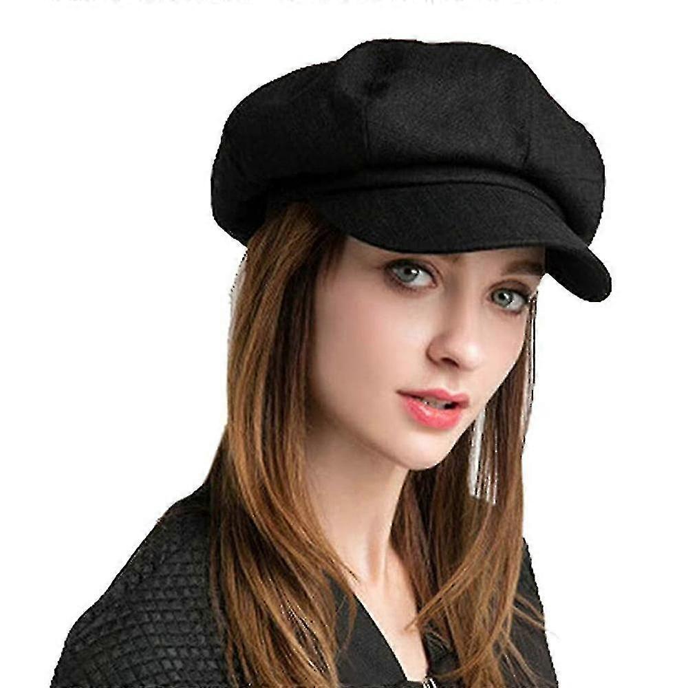 Hats For Women Beret Caps Autumn Winter Ladies Octagonal Hat Casual Fashion Beret Painter Hat ...