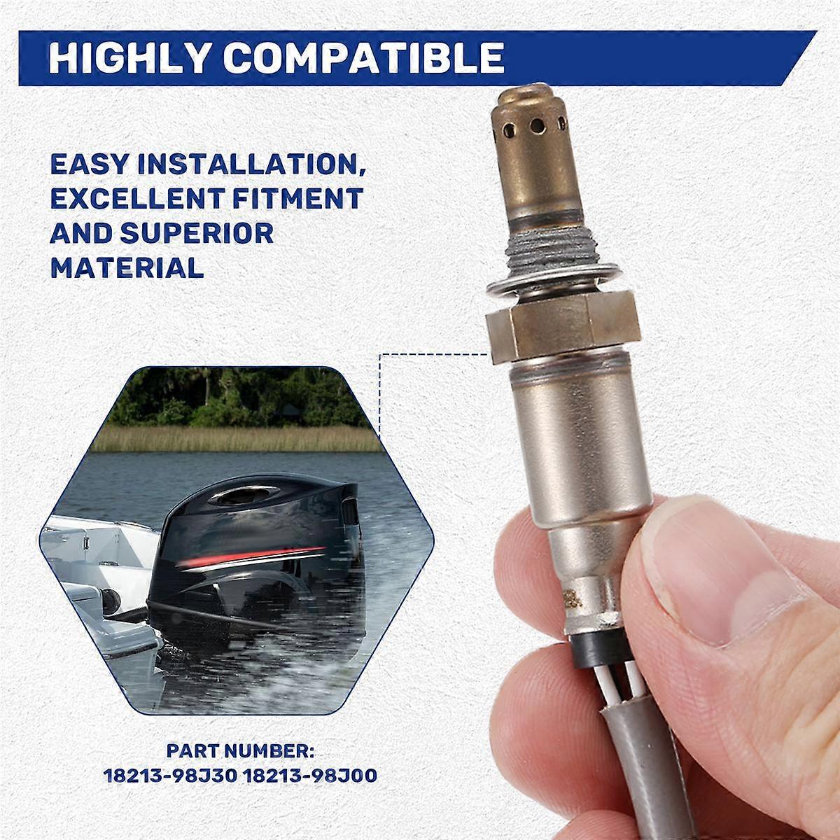 18213-98J30 Outboard Oxygen Sensor O2 Sensor Fits for Outboard DF150A ...