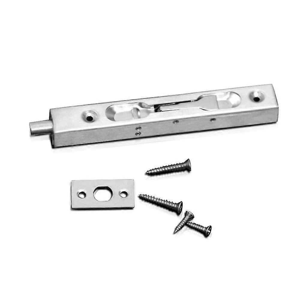 4 Pack (2 Pairs) Door Flush Bolt Latch Slide Latch, Concealed Bolt ...