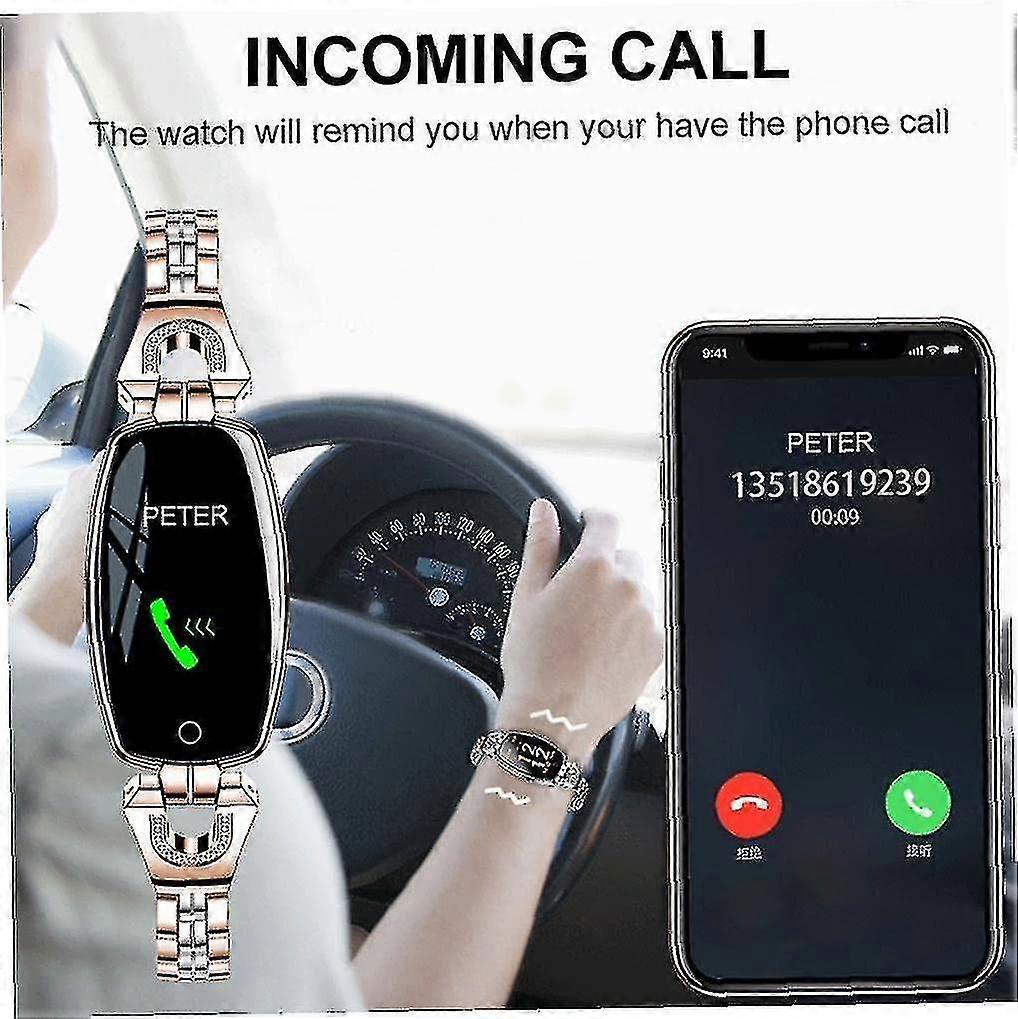 Smart Watch For Women H8 With Heart Blood Trend Tracker Automatic ...