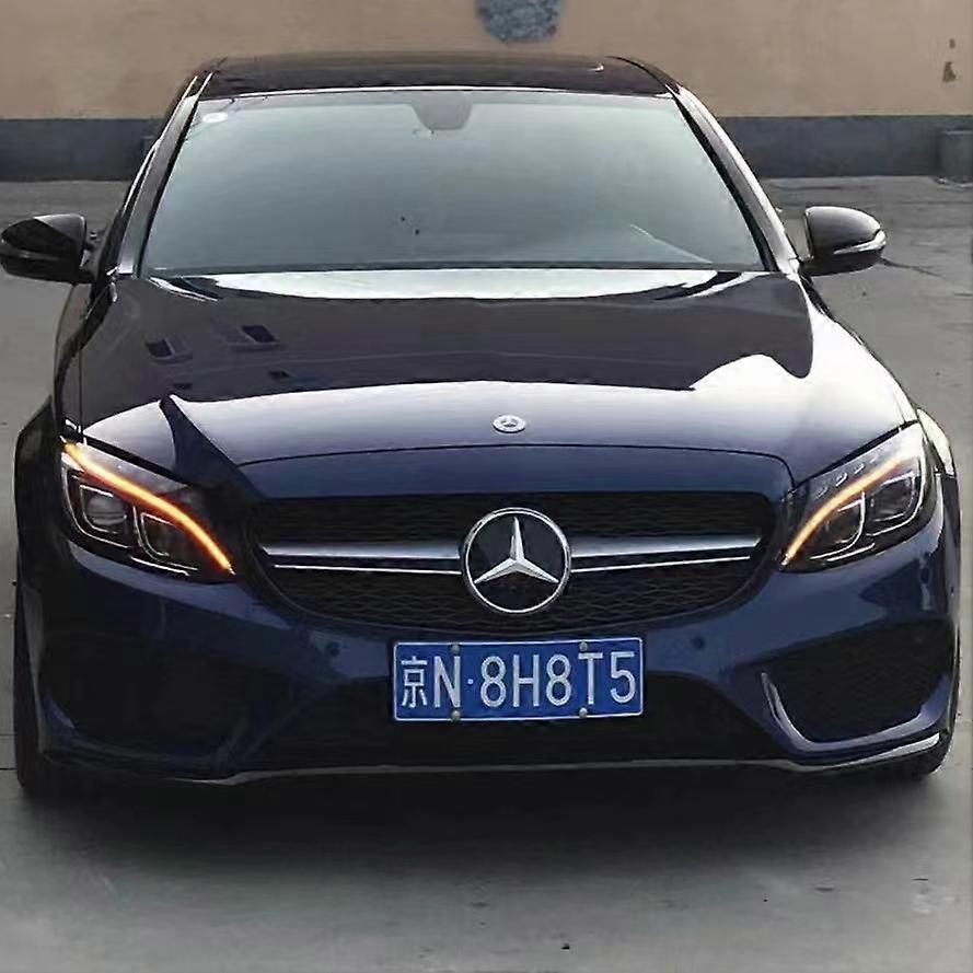 Icedriver for Mercedes Benz C class Yellow DRL RGB multicolor LED ...