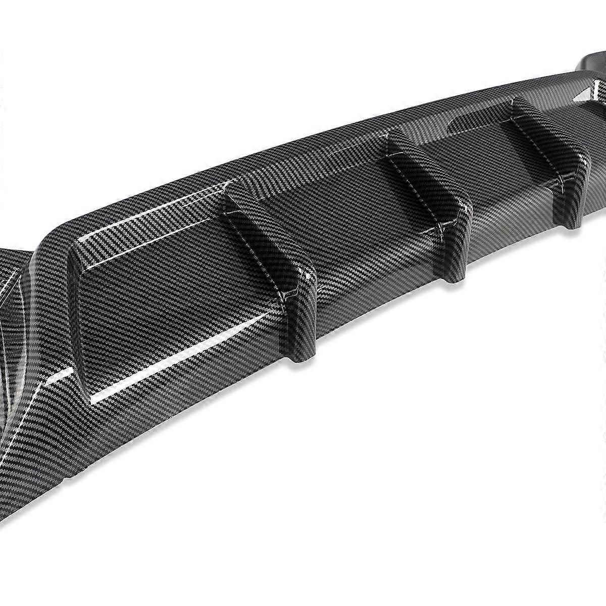 Carbon Look Rear Bumper Diffuser Lip For BMW F06 F12 F13 M6 640i 650i ...