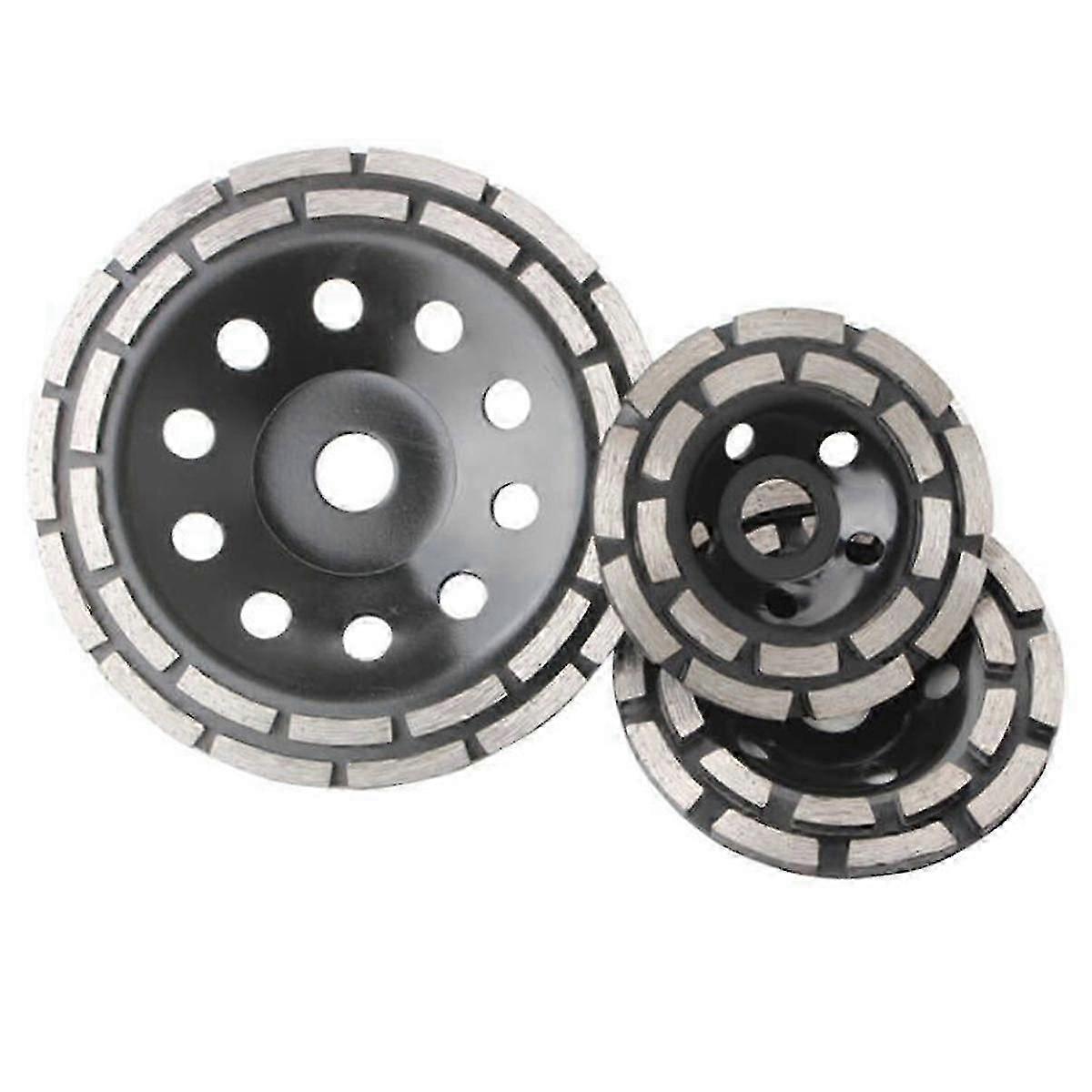 180mm Diamond Double-Row Grinding Wheel Cement Stone Concrete Floor ...