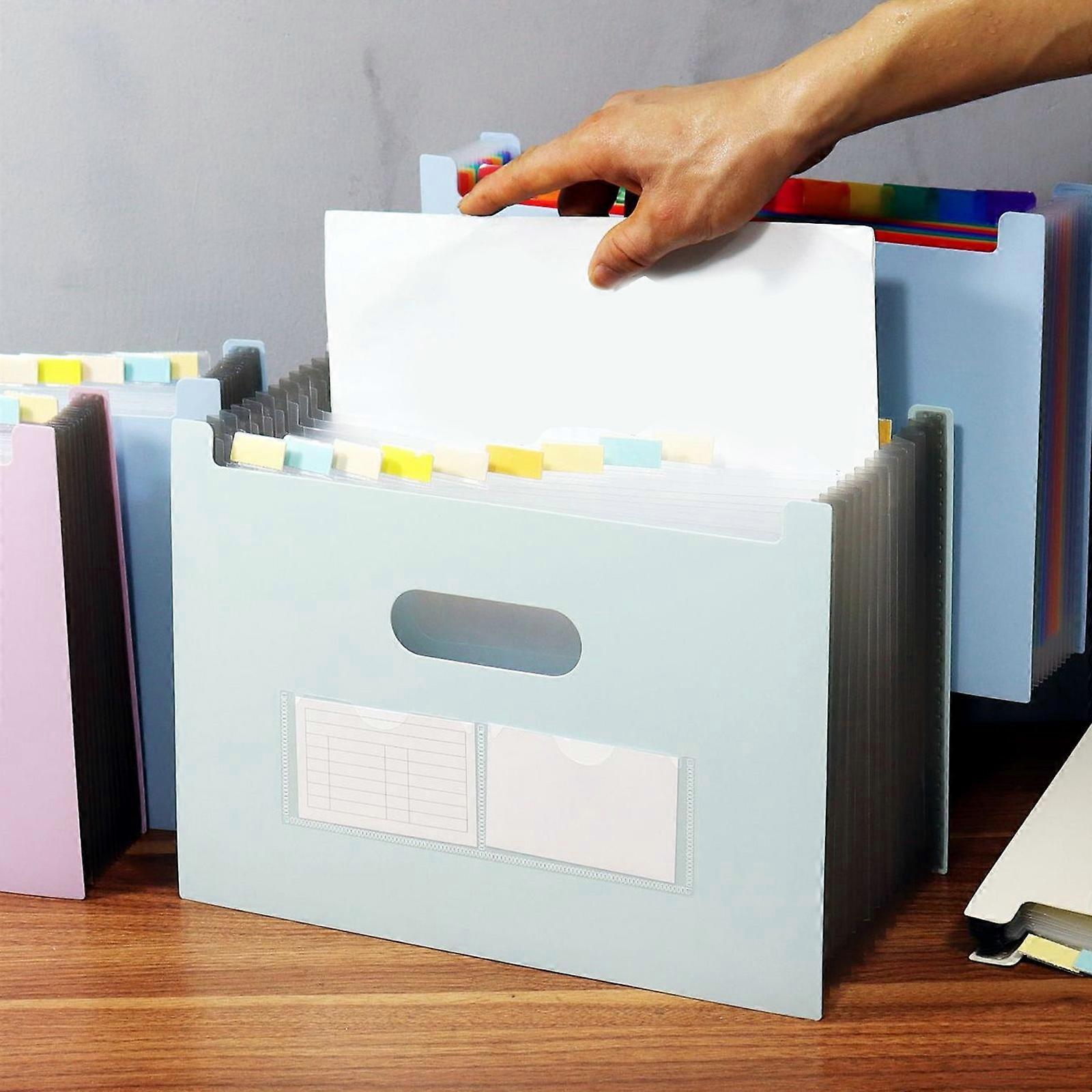 A 4 Multi-Layer Document Organiser Expanding File Folder Document ...