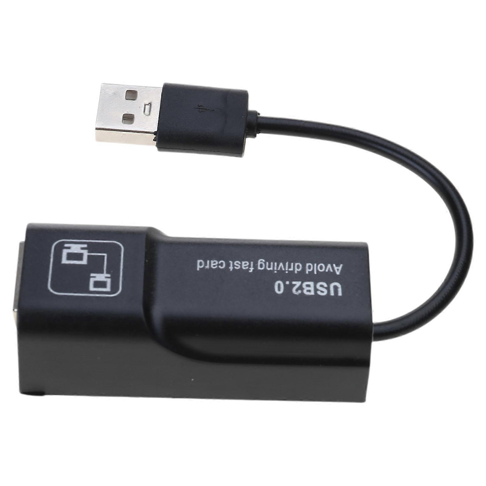 USB to Ethernet Adapter 10/100Mbps Networking Adapter RJ45 to USB 2.0 ...