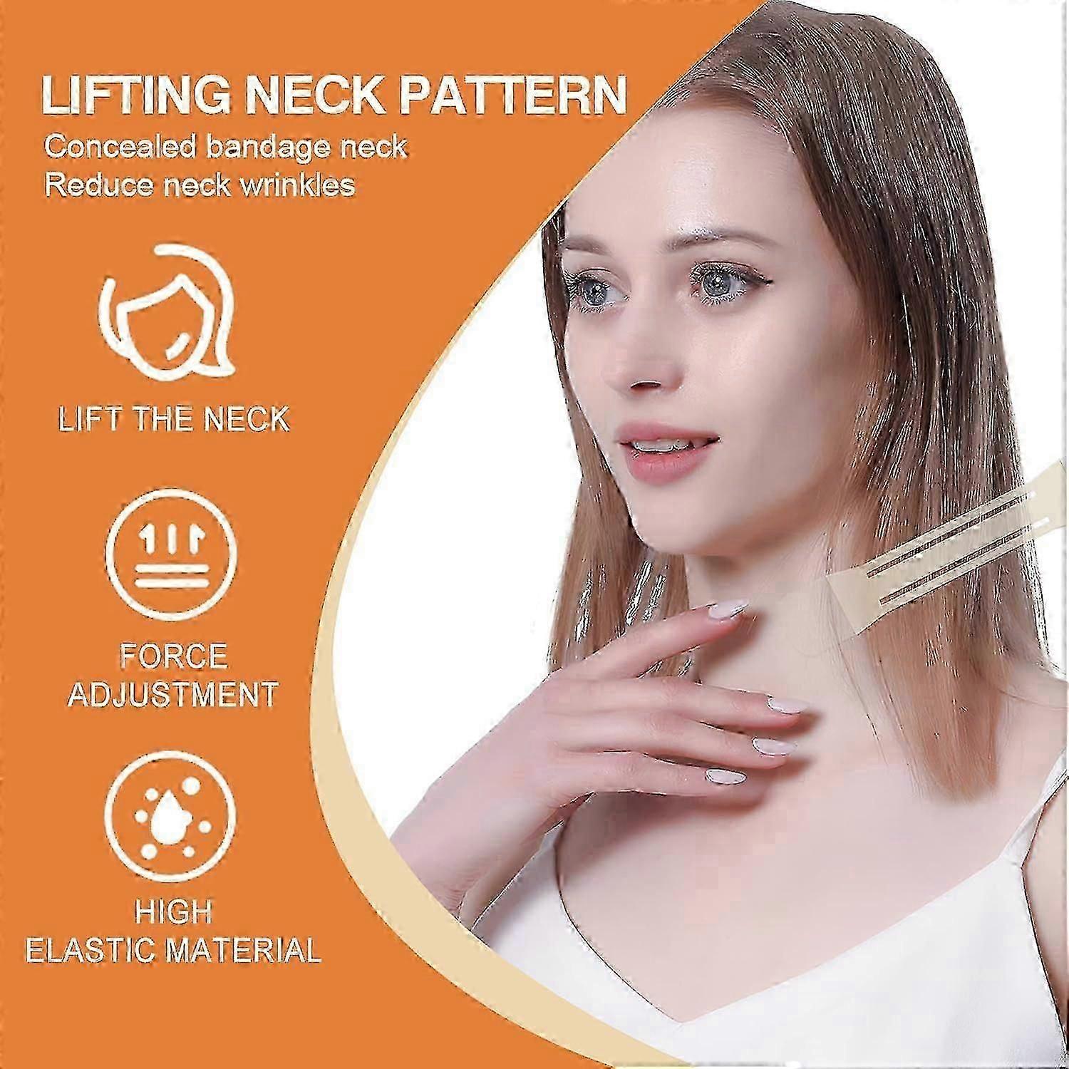 Neck Lifting Tapes, Neck Rescue Instant Correcting Strips Invisible ...