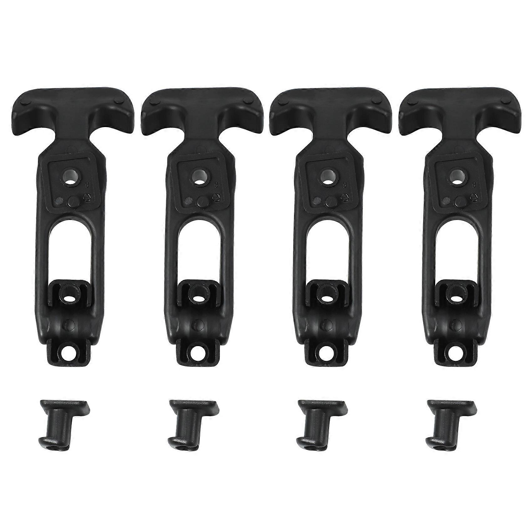 4Pcs T-Handle Rubber Flexible Draw Latches Fit for Toolbox /Cooler/Golf ...