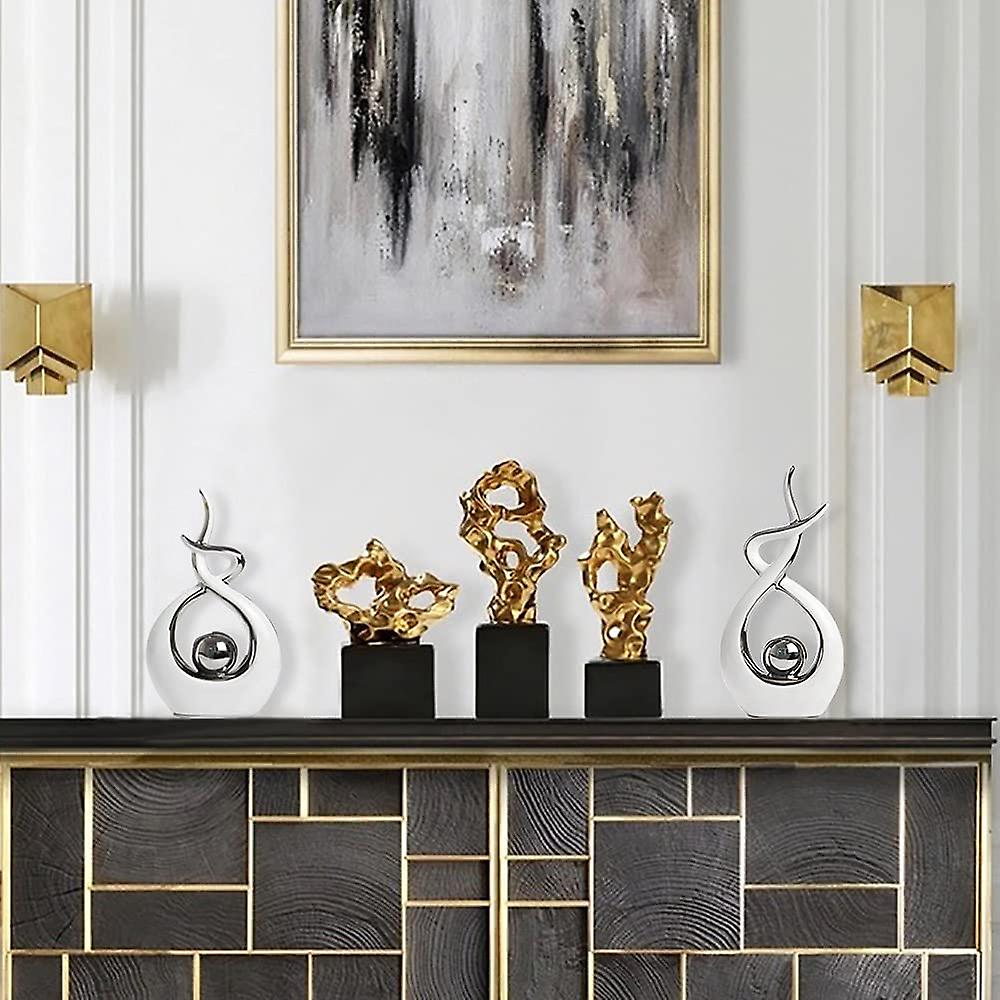 Home Decor Modern Abstract Art Ceramic Statue Table Decorations For ...