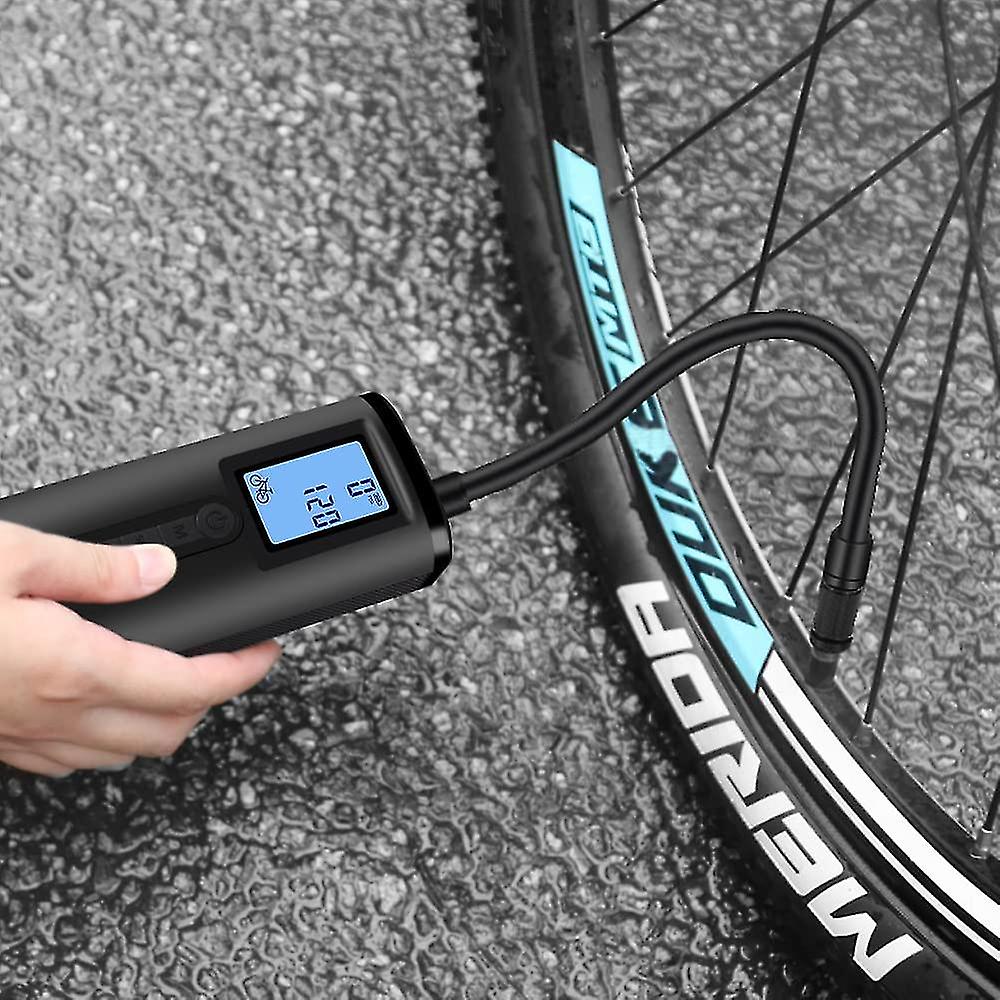 150 Psi Tire Inflator Portable Air Compressor Bicycle Pump With Digital ...