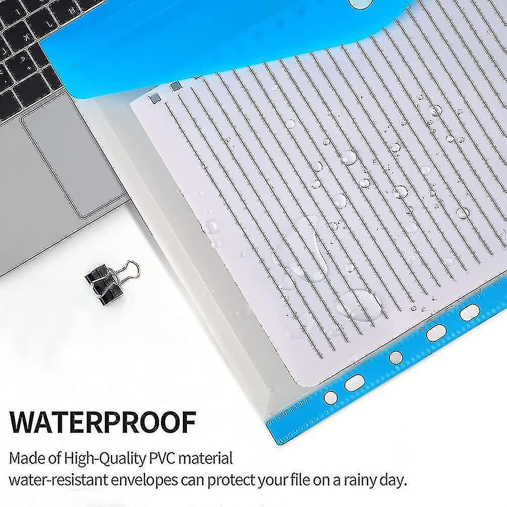 Punched Pockets A4 Plastic Wallets 12 Pack A4 Folders Wallets Plastic ...