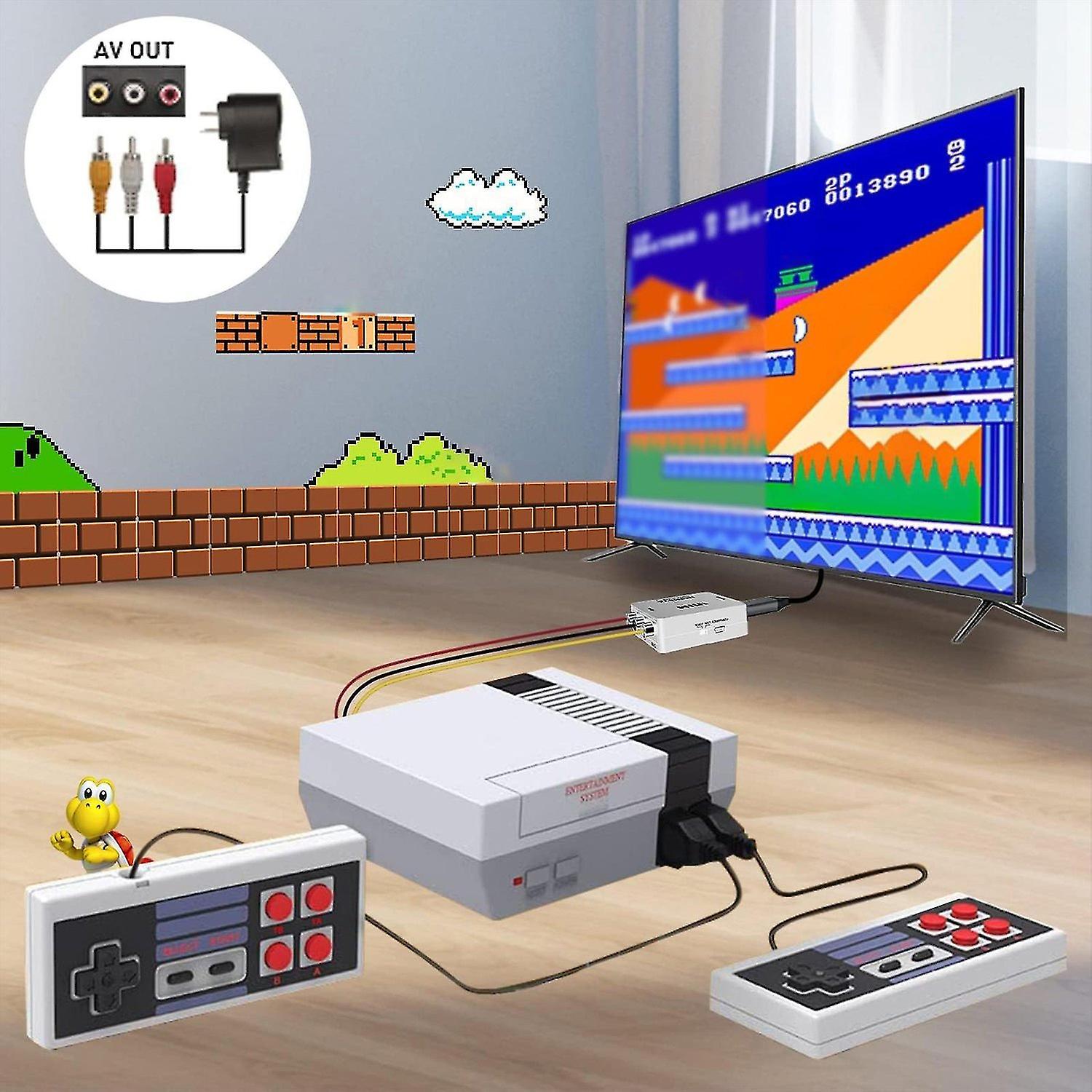 Retro console with 620 video games, Av output, plug and play, Classic ...