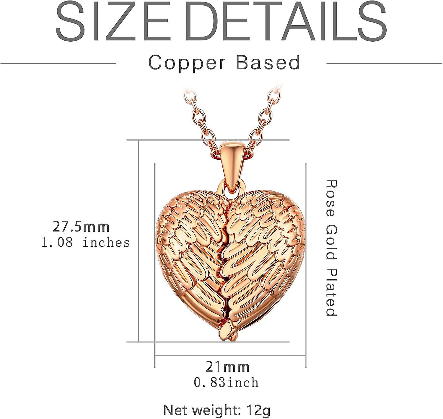 SILVERCUTE Personalized & Engraved Locket Necklace with 18" Chain ...