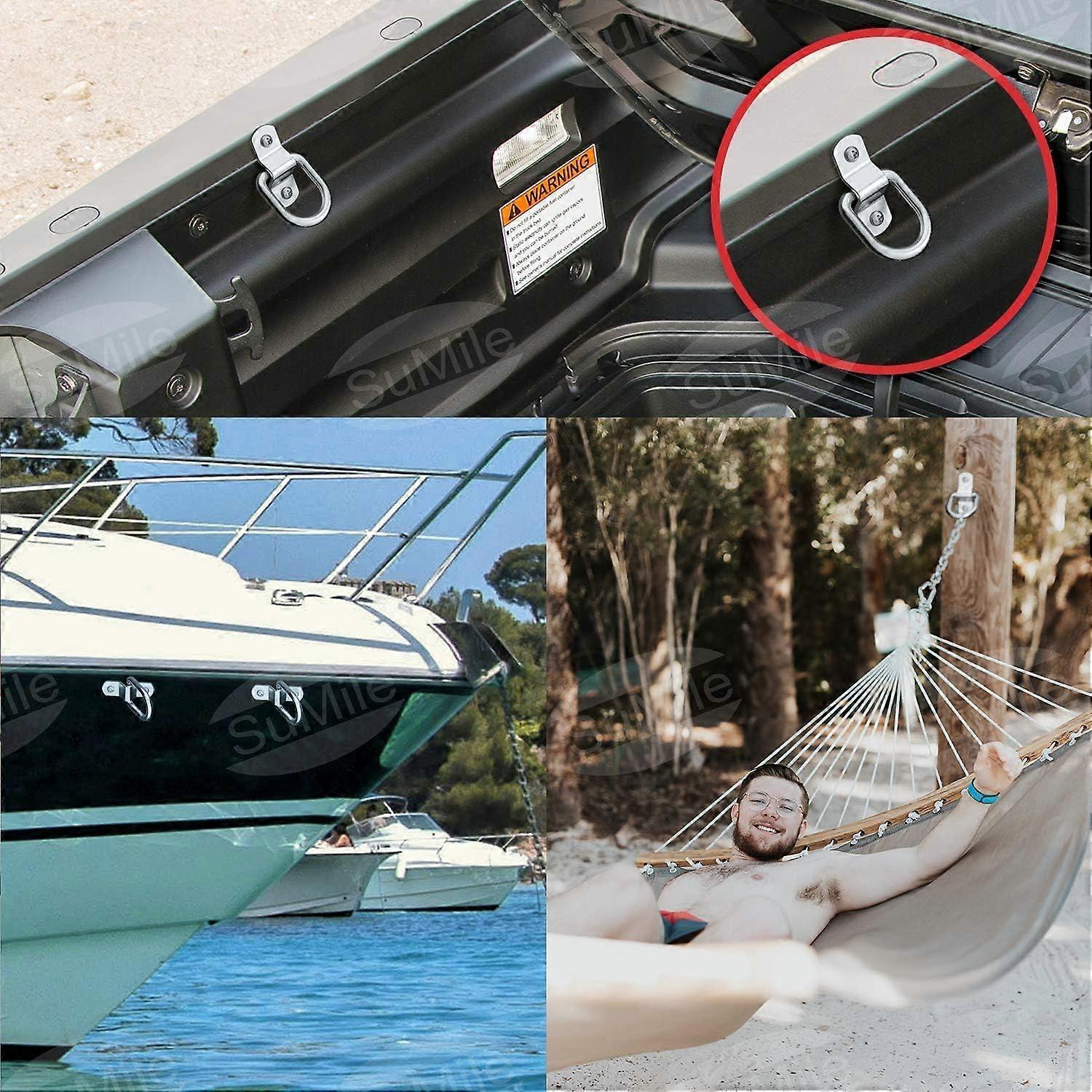 6-piece fastening ring with 12 screws, suitable for securing cargo in ...