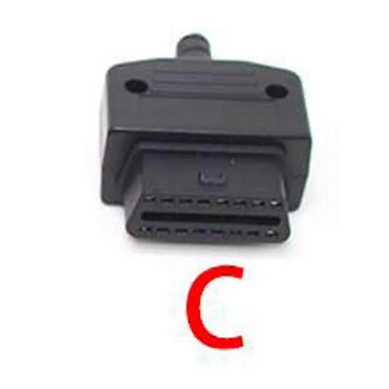 16pin obd2 connector OBD2 OBD 2 16Pin Female angle Connector OBD Female ...