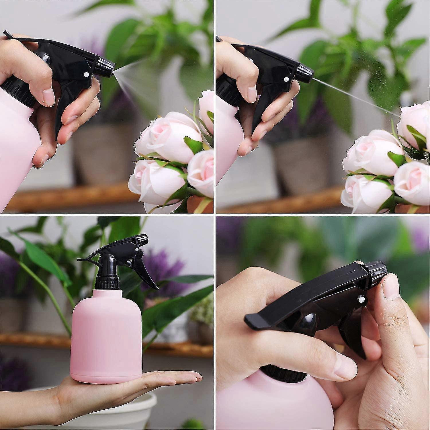 For 2024 600ml Fine Mist Sprayer with Pink Top Pump Trigger, Indoor ...
