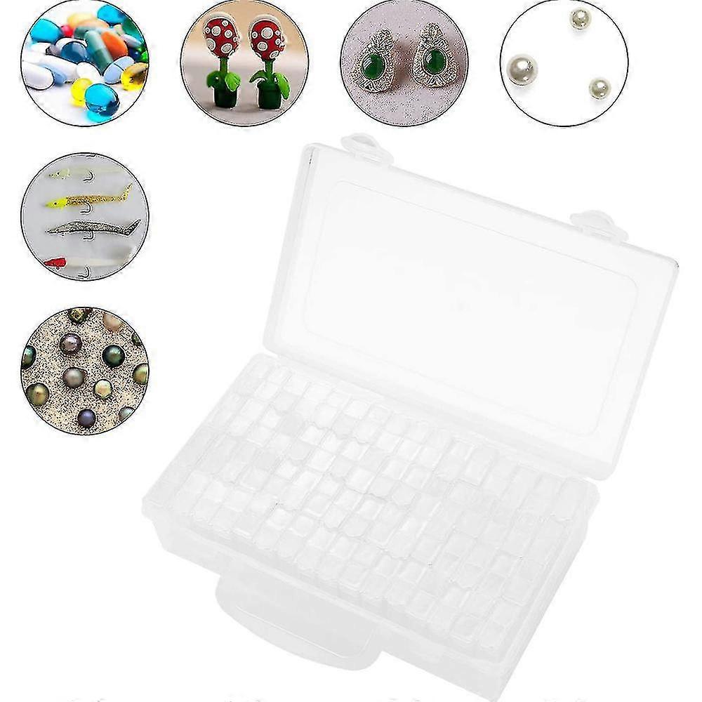 42/84 Grid Transparent Box Diy Handmade Beaded Diamond Painting Storage ...
