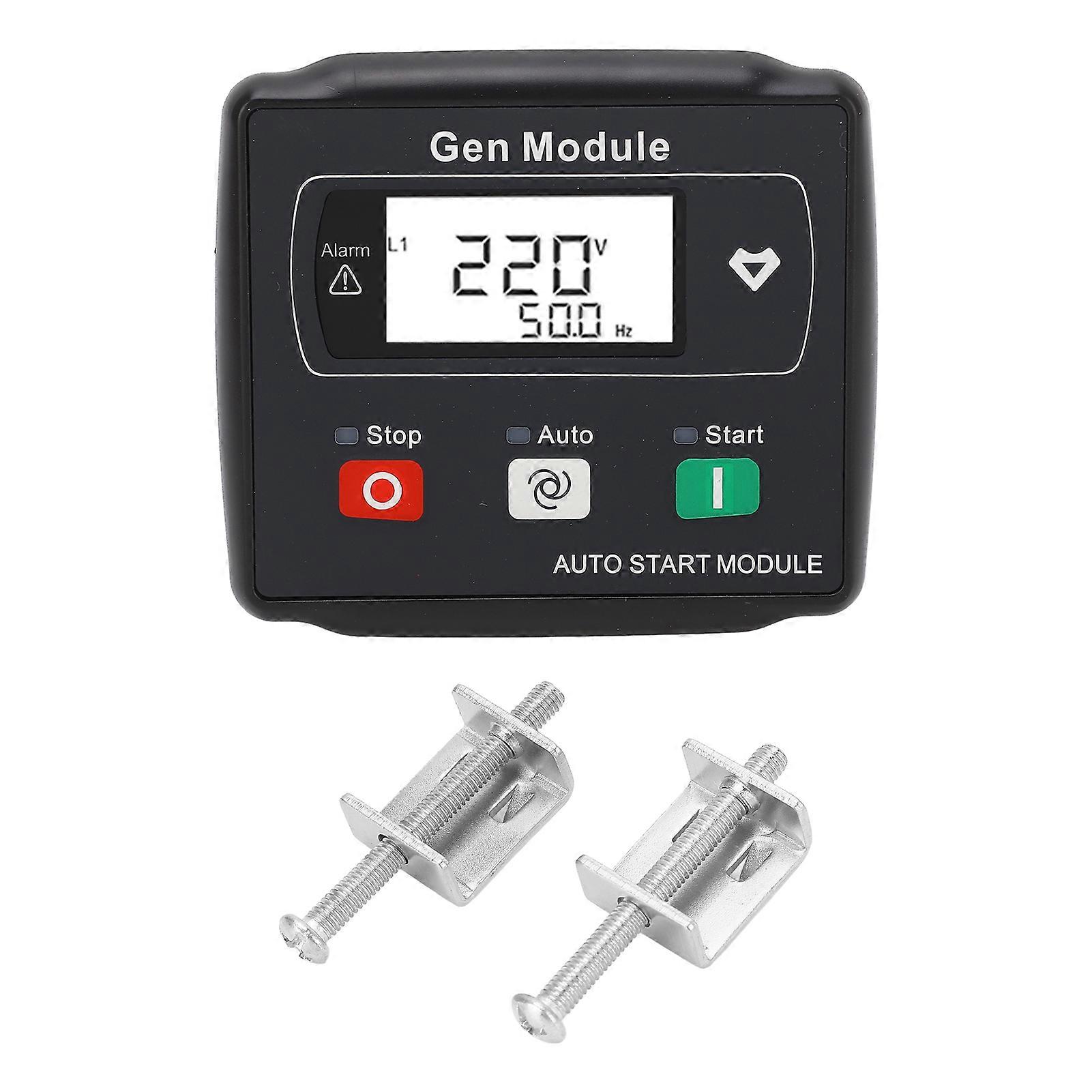 Generator Auto Controller LCD Display Genset Control Module Panel for ...