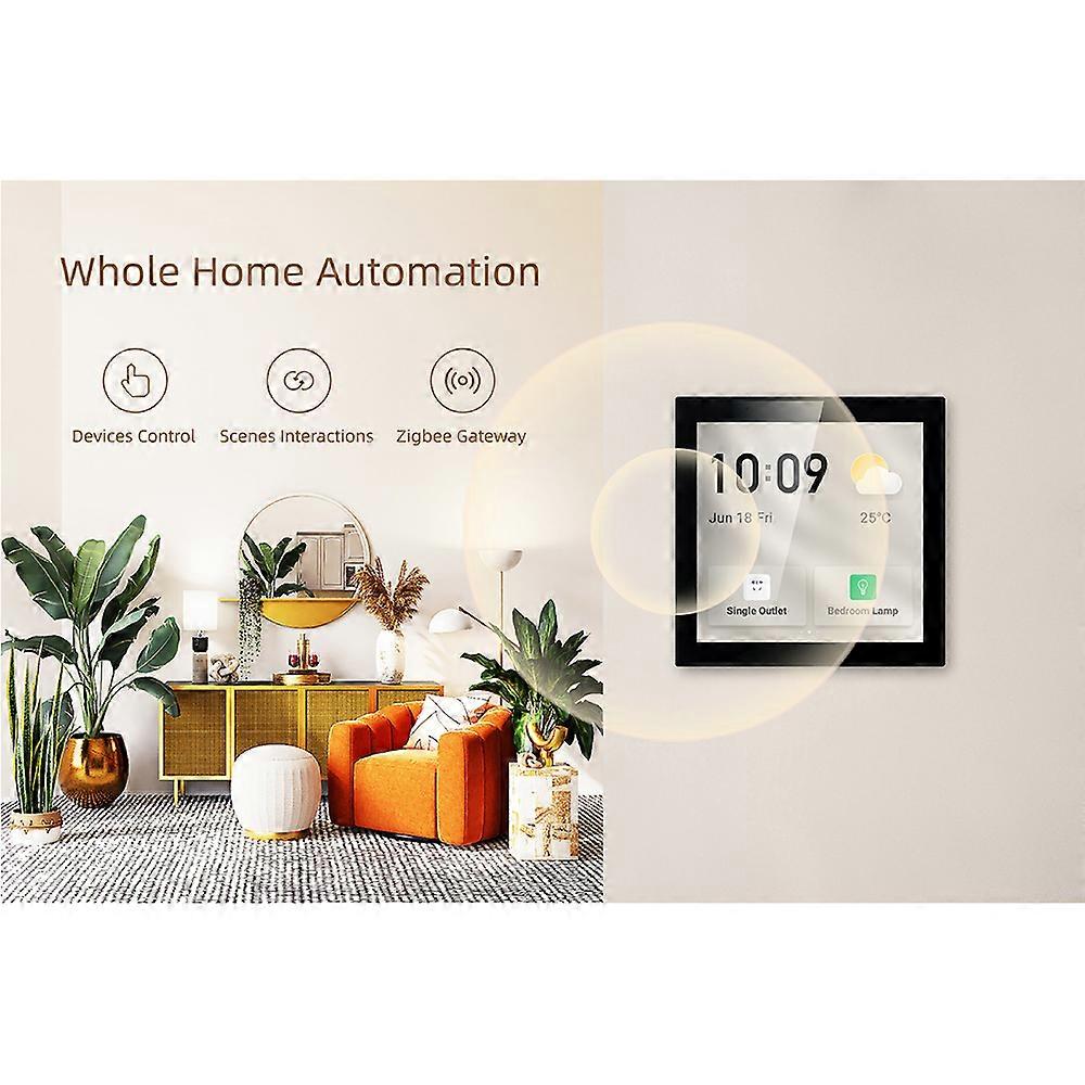 Smart Home Control Panel Multi-functional WiFi Smart Scene Wall Switch ...