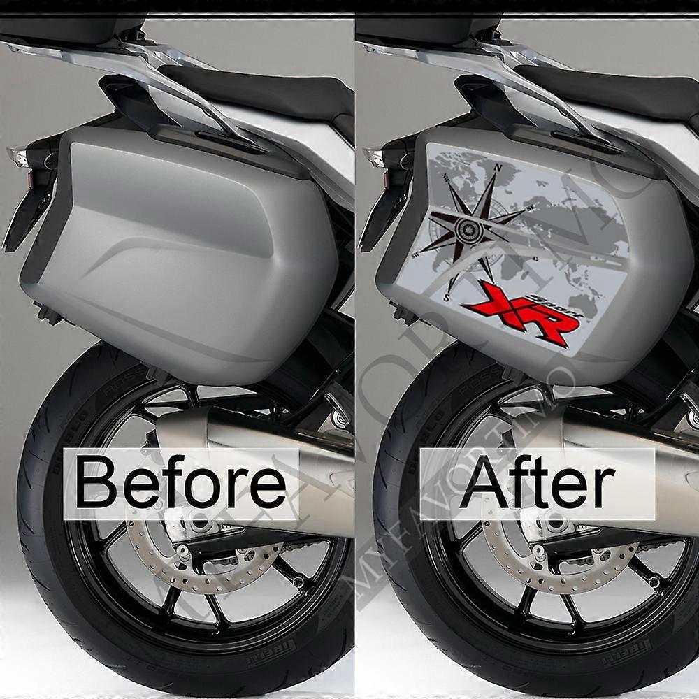 Touring Package Tank Pad Trunk Luggage Cases Panniers Stickers Decals F ...